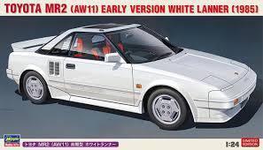 1/24 Toyota MR2 (AW11) Early Version White Lanner (1985) [Hasegawa ...