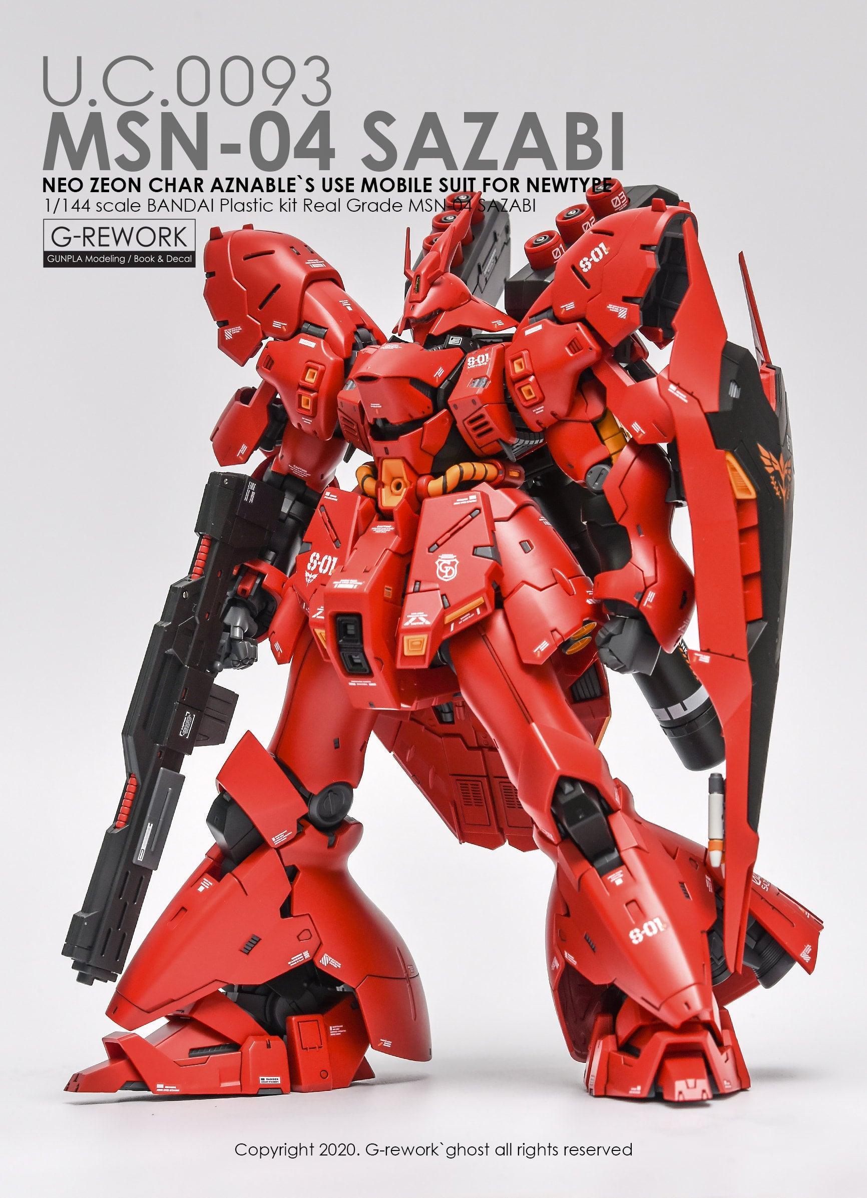 CD-RG29 - RG 1/144 MSN-04 Sazabi Water Decal 2.0 [G-REWORK] – Show Me ...